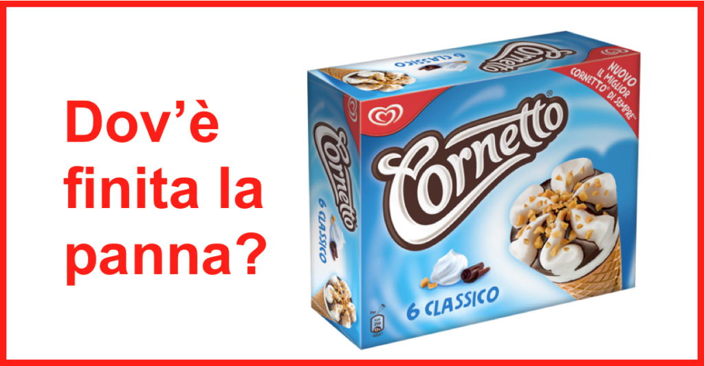 Cornetto Algida non è più Cuore di panna, prevale cocco e palma