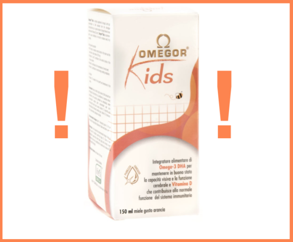 Integratore alimentare Omegor Kids richiamato per troppa vitamina D3