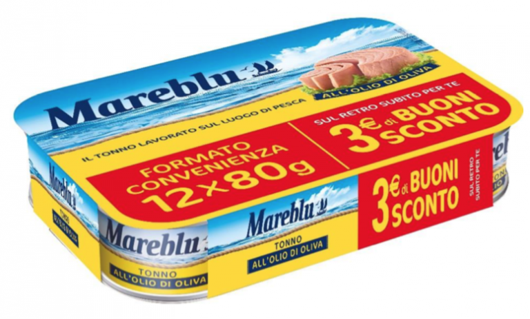 Mareblu richiama tonno in olio d'oliva per un difetto nel packaging