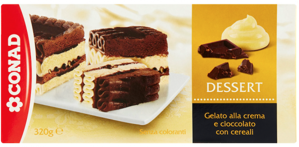 Conad richiama dessert gelato alla vaniglia: imballaggio errato