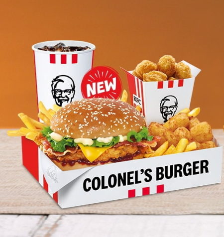 KFC, ecco il Colonel's burger. La tabella nutrizionale del menù non è ...