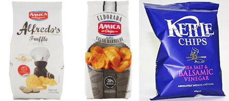 Patatine aromatizzate: confronto tra marchi