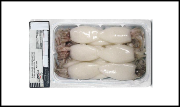 Calamari puliti congelati richiamati per cadmio oltre i limiti