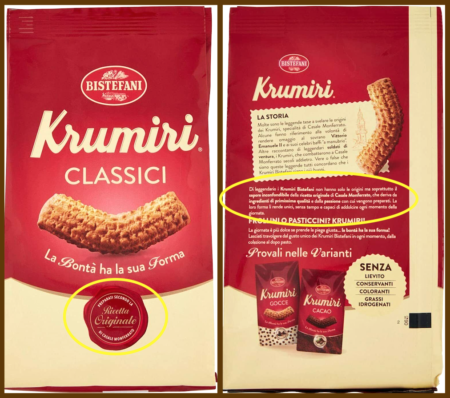 Krumiri Bistefani con olio di palma! È la ricetta originale?