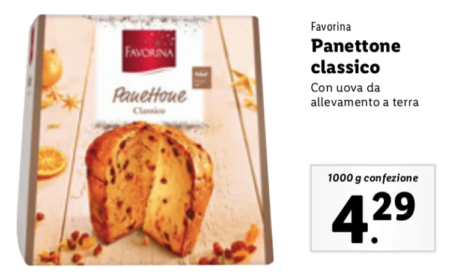 Panettone Lidl e Bauli: stesso produttore, ma prezzo diverso