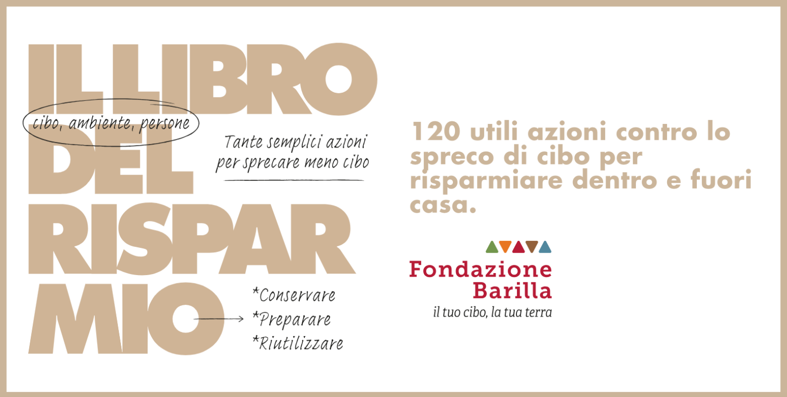 Il libro del risparmio della Fondazione Barilla: idee veloci e comode