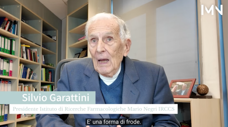 Silvio Garattini e la truffa online: attenzione non è lui!
