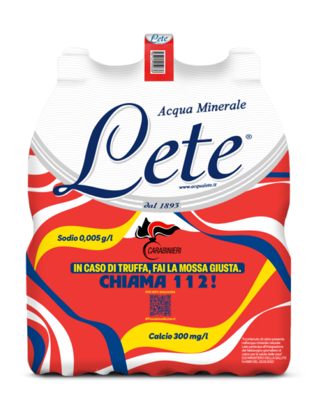 Spot di acqua Lete e Carabinieri contro le truffe. Chiesta censura